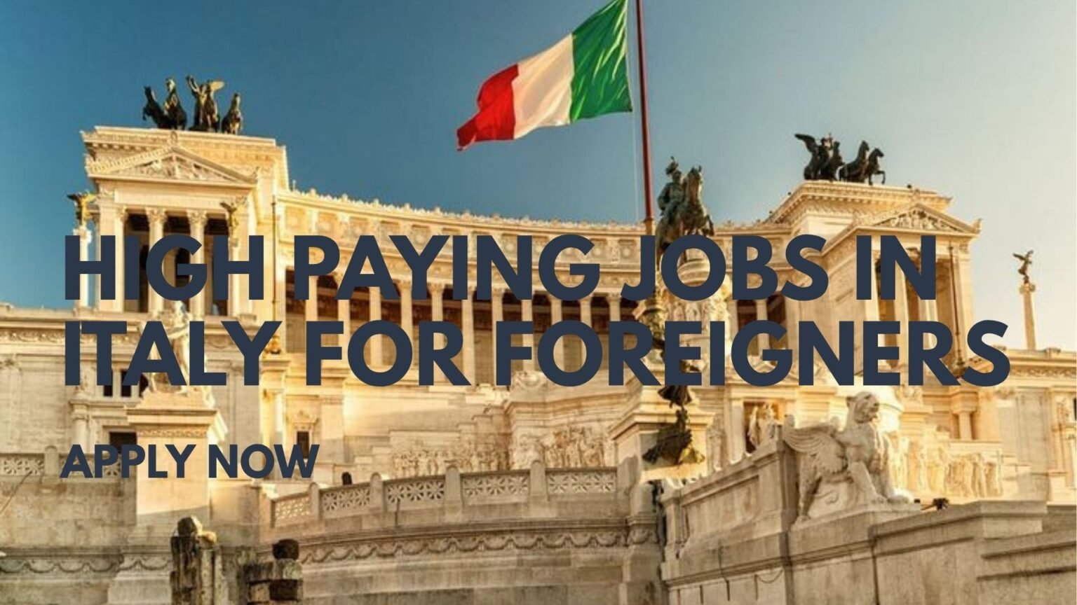 High Paying Jobs in Italy for Foreigners with Visa Sponsorship ...