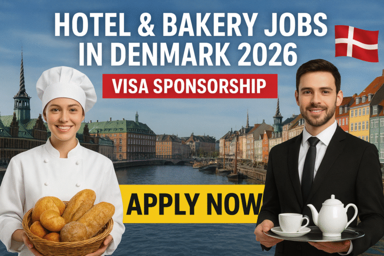 Hotel and Bakery Jobs in Copenhagen, Denmark with Visa Sponsorship 2026 ...
